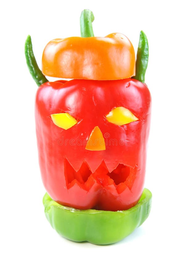Pepper monster stock photo. Image of chilli, concept - 18913394