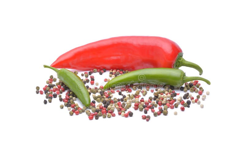 Pepper and pepper spice stock image. Image of color, food - 49580007