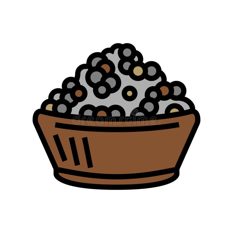 Pepper Plate Color Icon Vector Illustration Stock Vector - Illustration ... Pepper Plate Color Icon Vector Illustration Stock Vector - Illustration ...