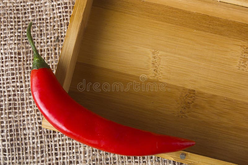 Pepper pod in a box stock image. Image of eating, decorated - 173784455