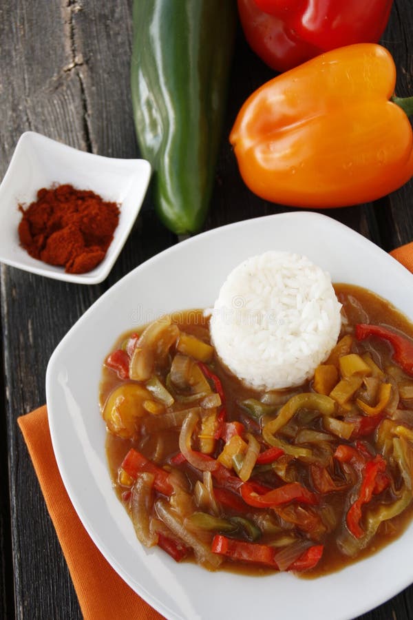 Pepper ragout stock image. Image of eating, healthy, organic - 22062123