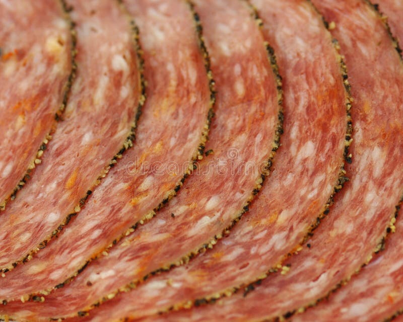 Pepper salami stock photo. Image of sandwich, gourmet - 18706796