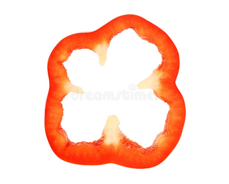 Capsicum slice stock photo. Image of bell, pepper, capsicum - 7395606