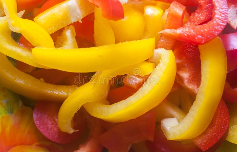 Pepper slices stock photo. Image of closeup, cooking - 27783260
