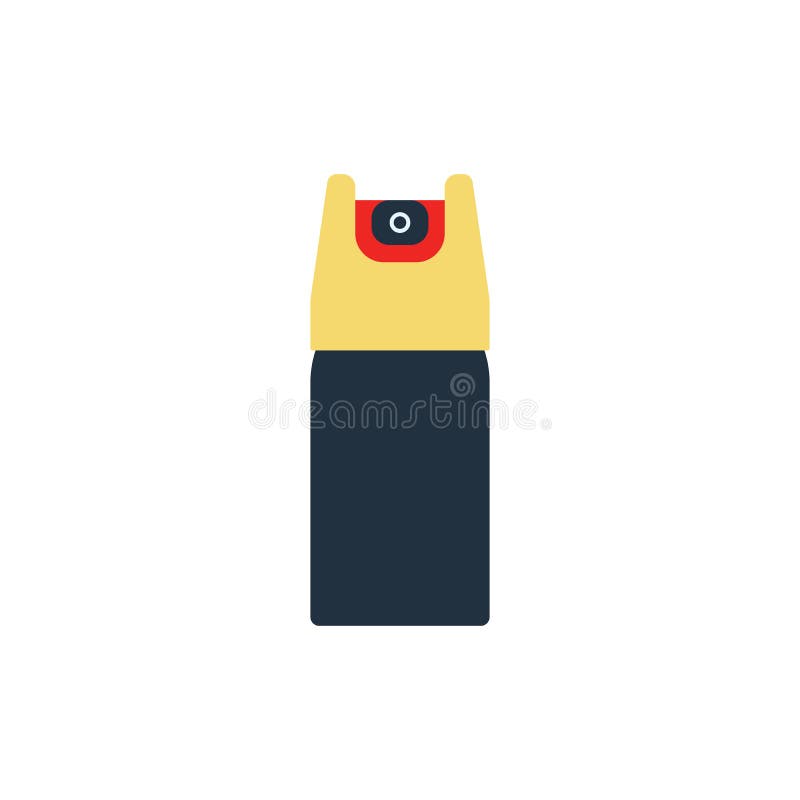 Pepper spray icon stock vector. Illustration of personal - 140980165