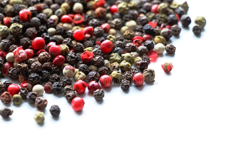 Pepper Sprinkled on the Table Stock Photo - Image of condiment, gourmet ...