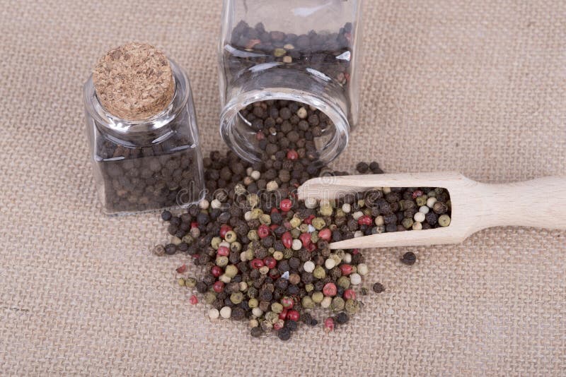 Pepper Stored in the Container Stock Photo - Image of pepper ...