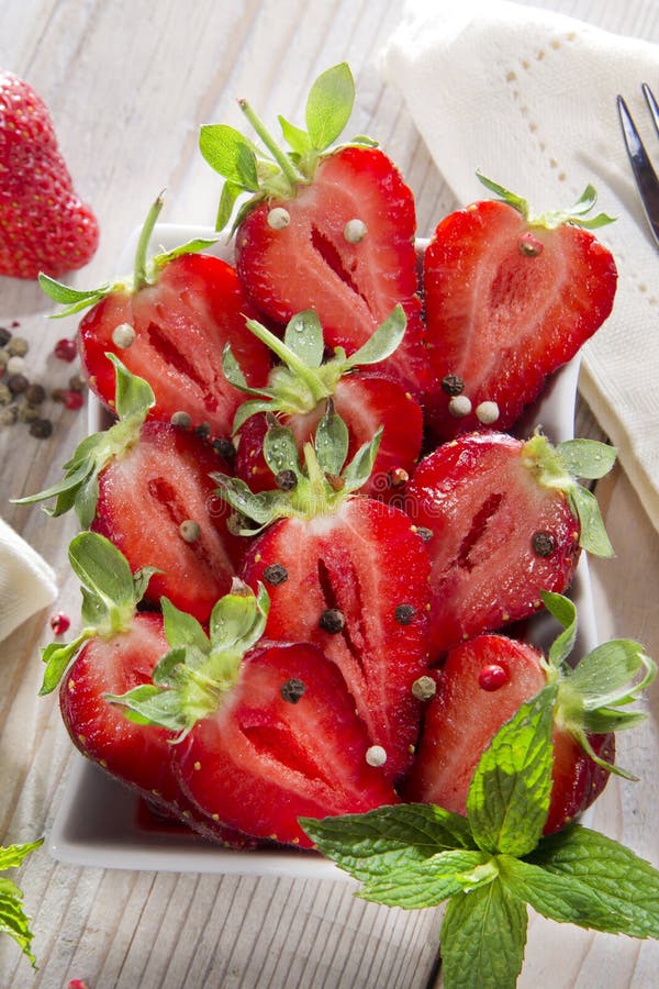 Pepper and strawberry stock photo. Image of fruit, fresh - 24613340