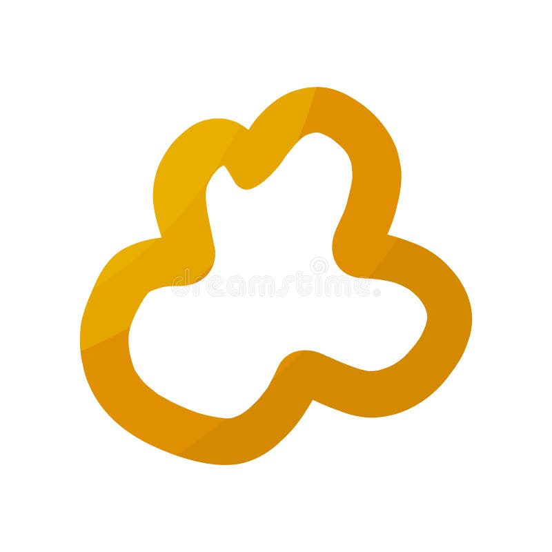 Pepper Sweet Bulgarian Piece Yellow Icon Element Stock Vector ...