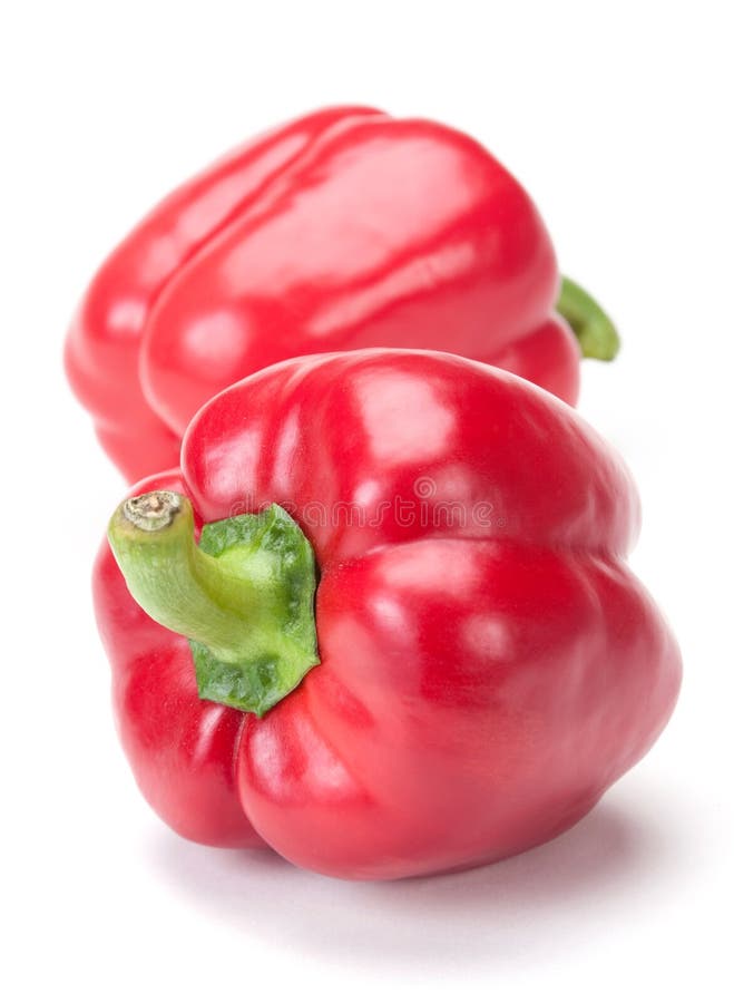 Pepper on white stock photo. Image of closeup, ingredient - 15906414