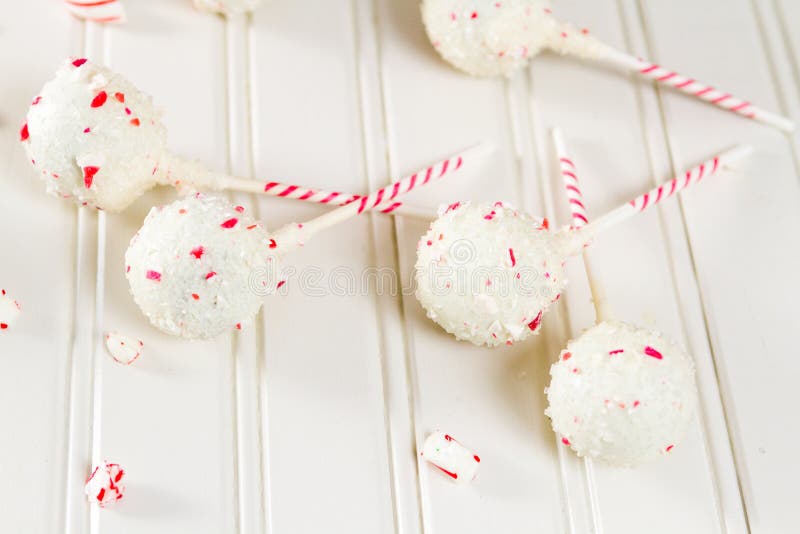 Peppermint Chocolate Cake Pops Stock Photo - Image of candies, gourmet ...