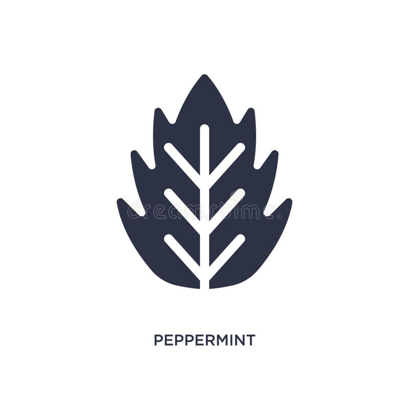 Peppermint Icon on White Background. Simple Element Illustration from ...