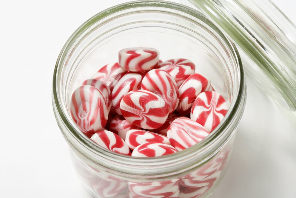 Peppermints stock photo. Image of confectionery, glass - 7675790