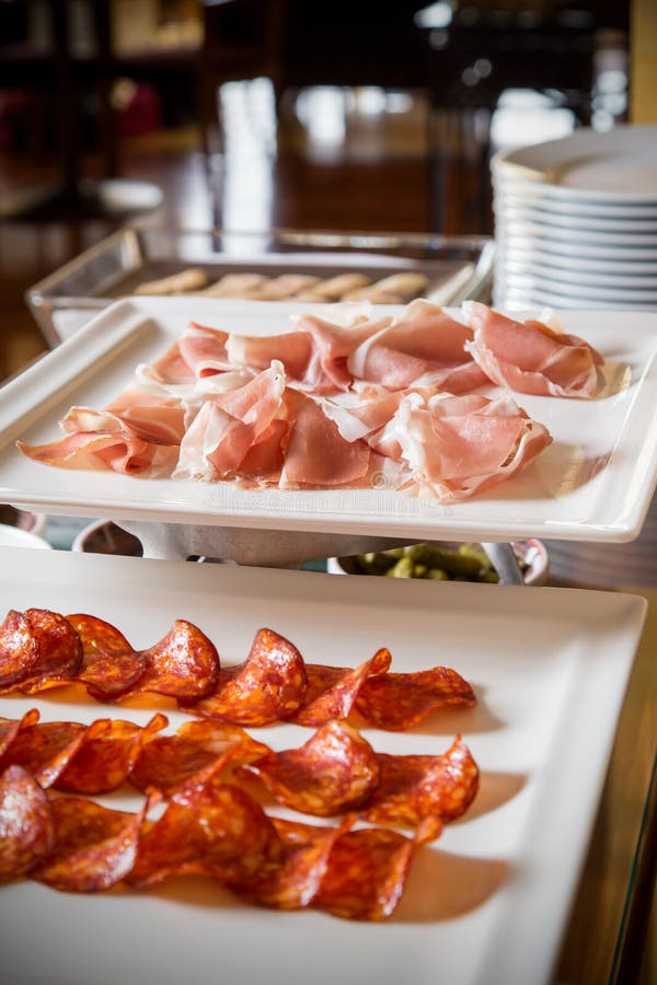 Italian Cold Cuts stock image. Image of assorted, sausage - 36179475