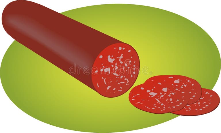 Salami Drawing Stock Illustrations – 7,464 Salami Drawing Stock ...