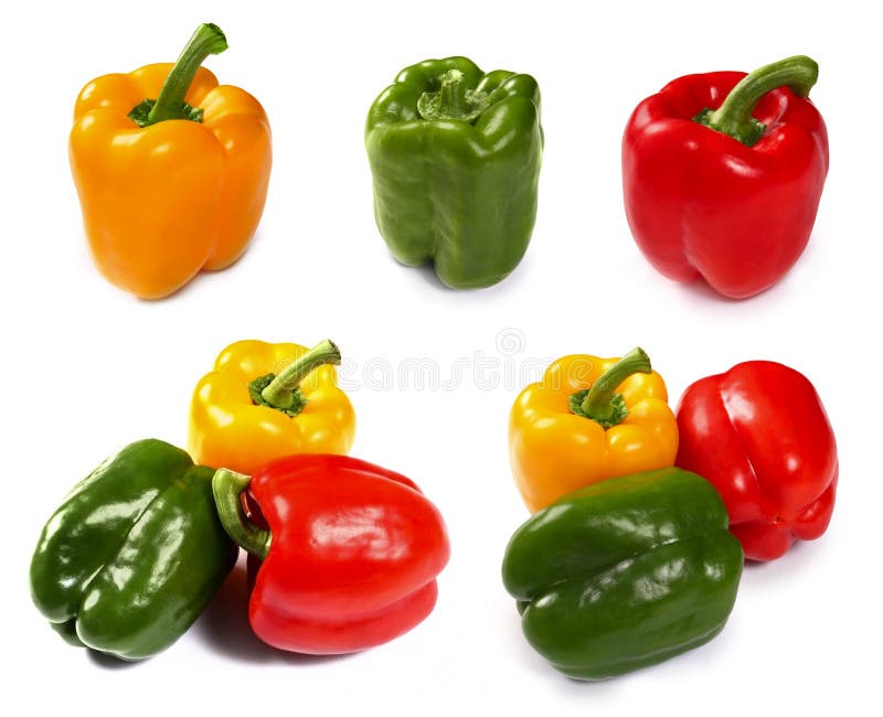 Peppers in Different Colors Stock Photo - Image of salad, pepper: 6945430