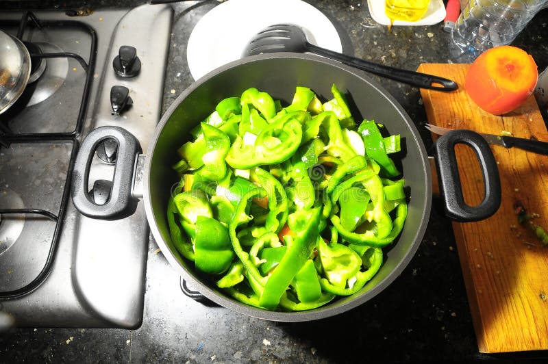 Peppers Pot stock image. Image of chili, dinner, pepper - 35600193