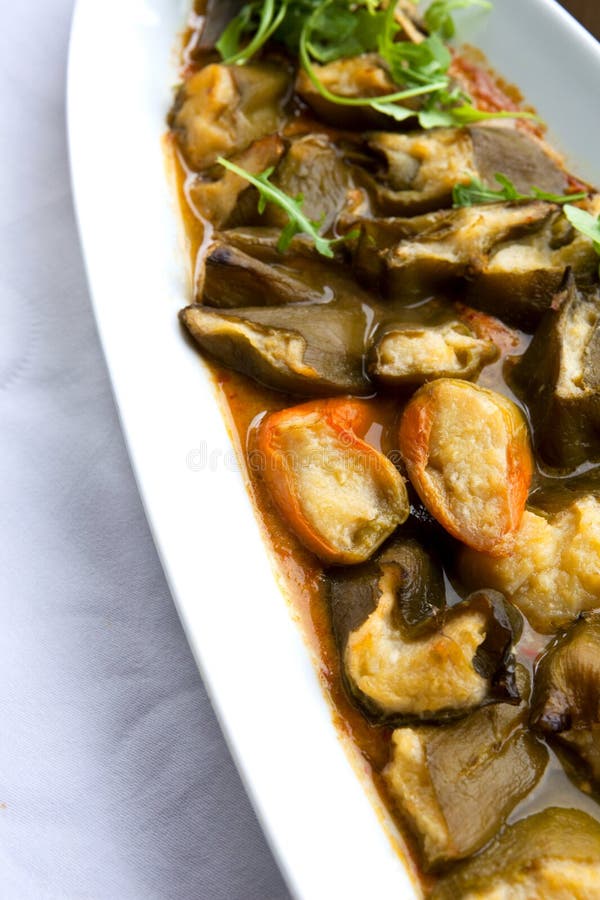 Peppers Stuffed of Cod Puree Stock Image - Image of cuisine, restaurant ...