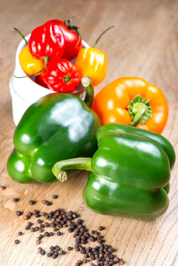 Peppers on table stock photo. Image of corn, mexican - 28810584