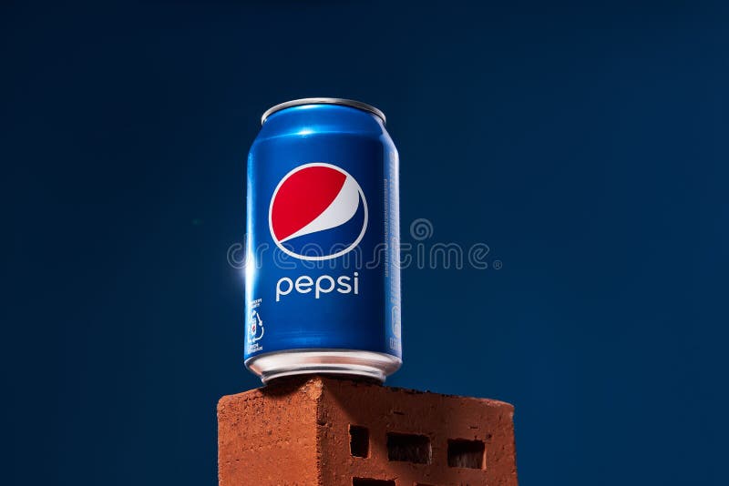 A Pepsi Cola on the Darkblue Background Epic Shot Editorial Image ...
