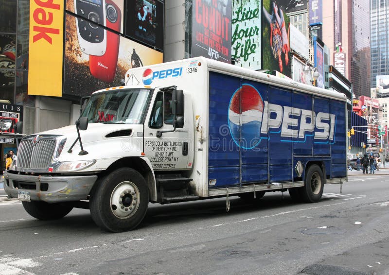 Pepsi Delivery Truck editorial photo. Image of times - 23143381