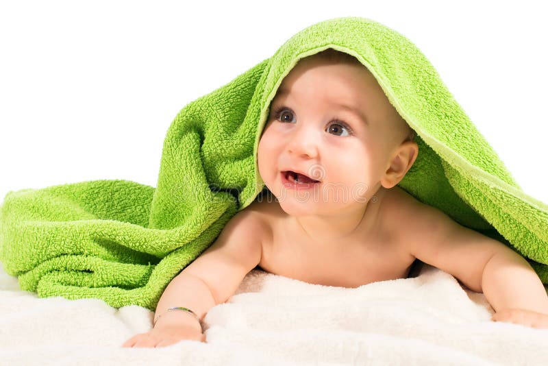 Pequeño bebé foto de archivo. Imagen de cuidado, limpio - 40677238