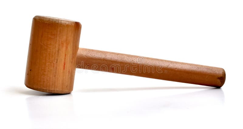 Pequeño mazo de madera foto de archivo. Imagen de herramientas - 26098974