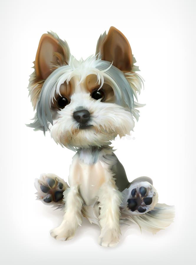 Pequeño Perrito, Icono Del Vector Ilustración del Vector - Ilustración ...