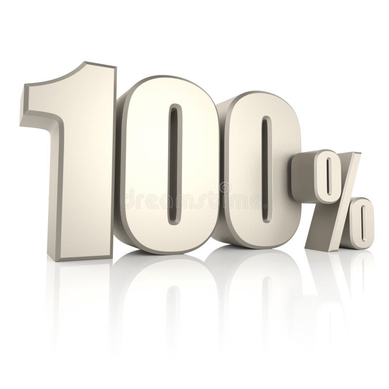 30 Per Cento Isolati Su Fondo Bianco 3d Rendono Illustrazione di Stock ...