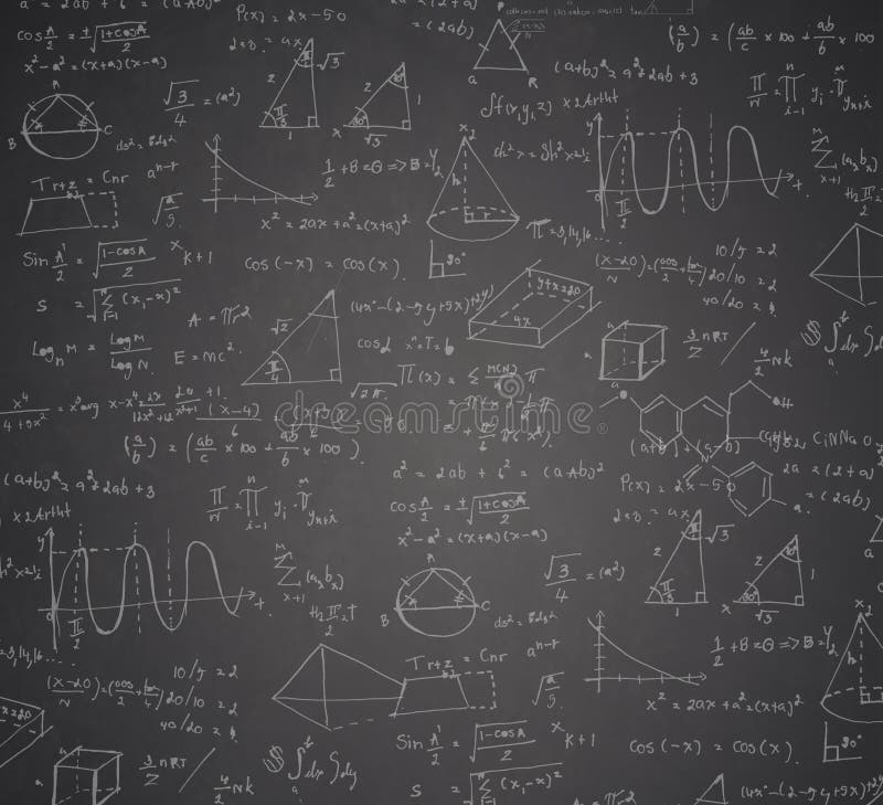 Per La Matematica Di Statistica E Di Formula Matematica Sulla Lavagna ...