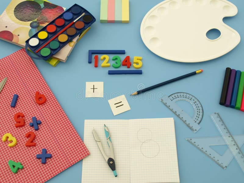 Per la matematica ed arte fotografia stock. Immagine di gomma - 25949694