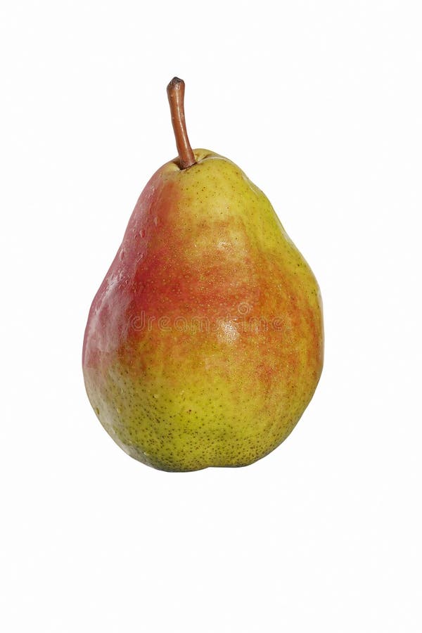 La Pera Bartlett Roja Tiene Una Verdadera Forma De Pera Piriforme. Una ...