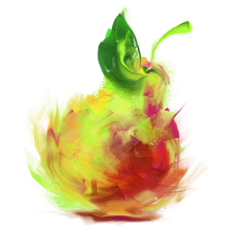 Uma letra P para a pera ilustração do vetor. Ilustração de letras ...