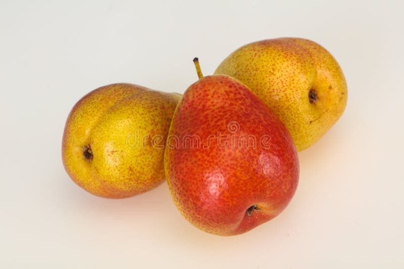 Pera Dulce Aislada En Blanco Foto de archivo - Imagen de dieta ...