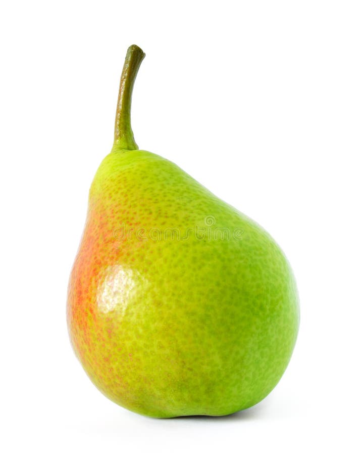Pera Madura Fresca Isolada No Fundo Branco Foto de Stock - Imagem de ...