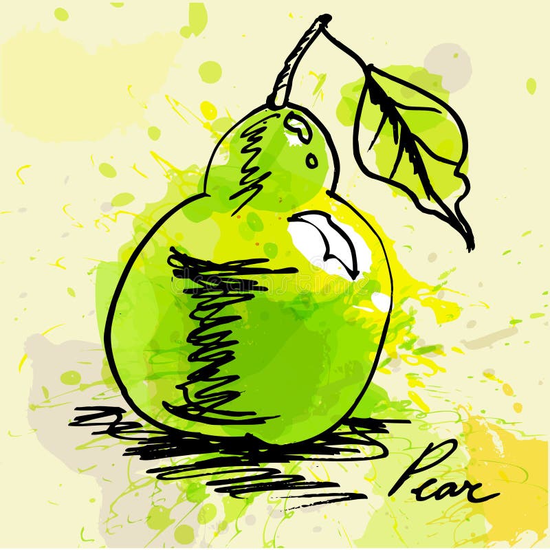 Pomodoro stilizzato illustrazione vettoriale. Illustrazione di singolo ...