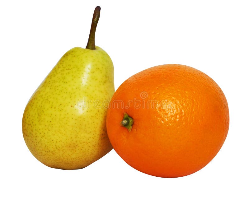 Pera y naranja foto de archivo. Imagen de pera, fresco - 30597124