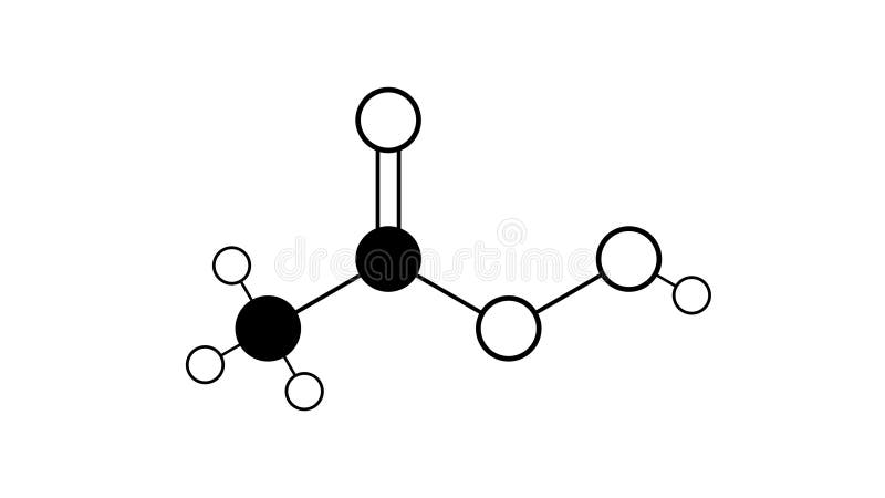 Hydrogen Peroxide Molecule, Structural Chemical Formula, Ball-and-stick ...