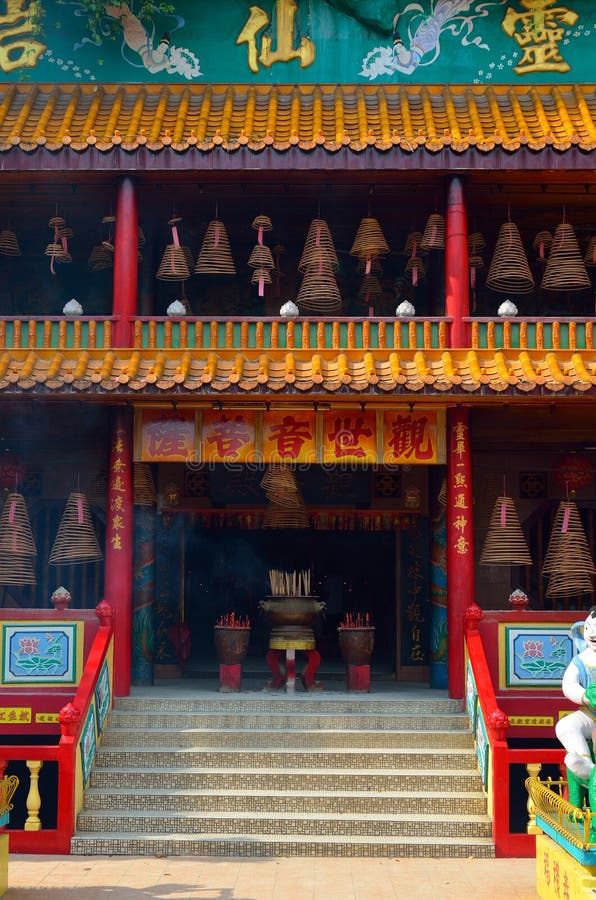 Perak Cave Buddhist Temples in Ipoh City, Perak, Malaysia Stock Photo ...