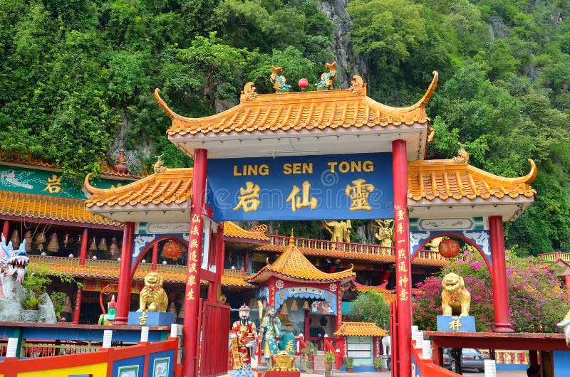 Perak Cave Buddhist Temples in Ipoh City, Perak, Malaysia Stock Photo ...