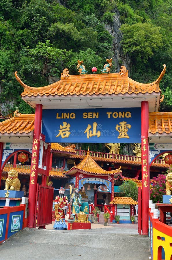 Perak Cave Buddhist Temples in Ipoh City, Perak, Malaysia Stock Photo ...
