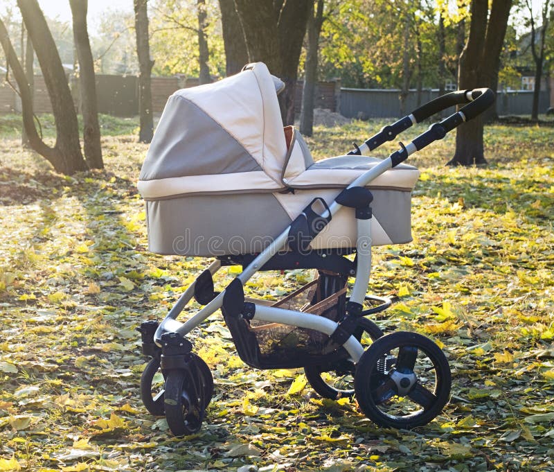Perambulator stock photo. Image of outside, park, caucasian - 21836778