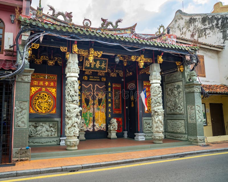 Peranakan Chinese Temple in Malacca Editorial Photo - Image of ...