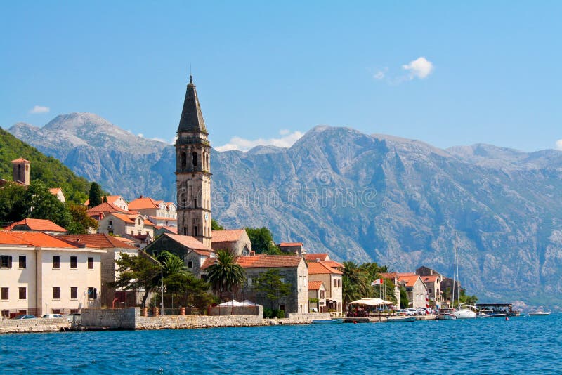 Perast, Montenegro stock image. Image of ancient, chapel - 16890271