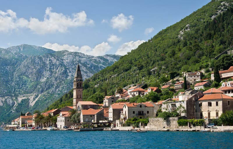 Perast. Montenegro stock photo. Image of montenegro, nature - 35432616