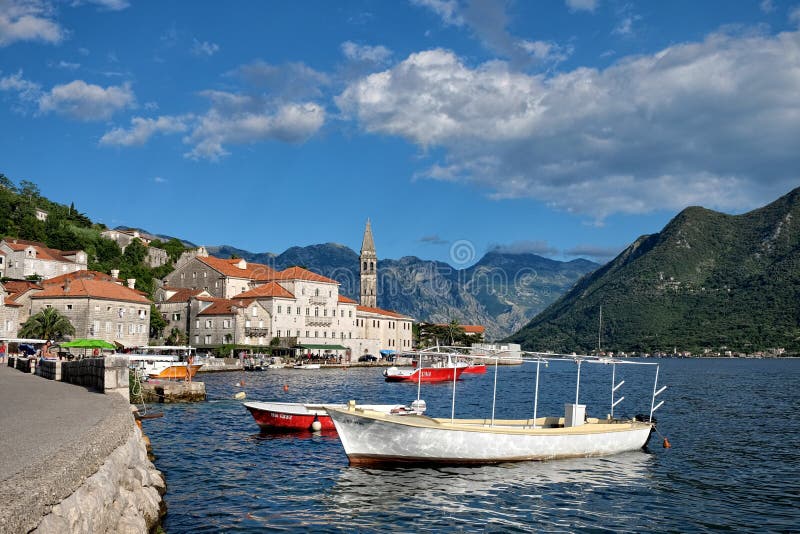 Perast Old Town, Montenegro Editorial Photo - Image of charming ...