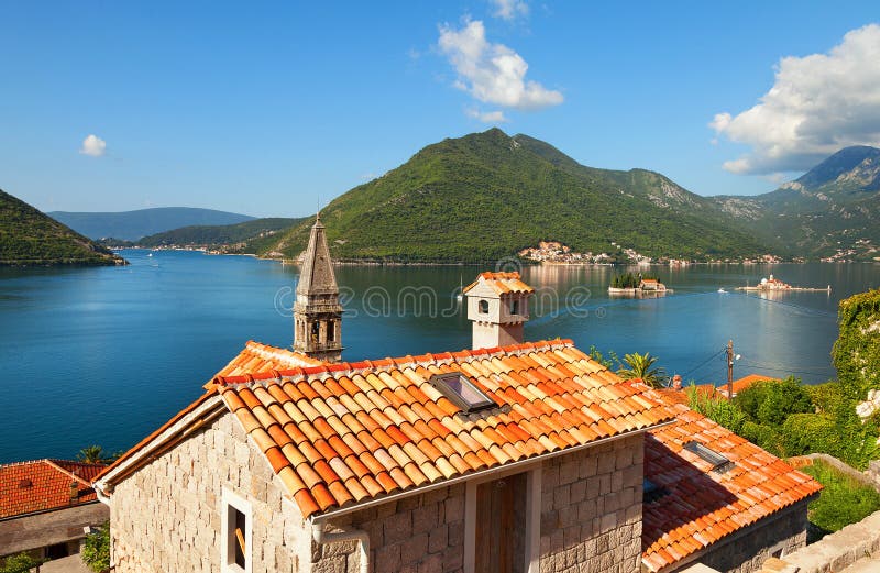 Perast town. Montenegro stock image. Image of traditional - 44941709
