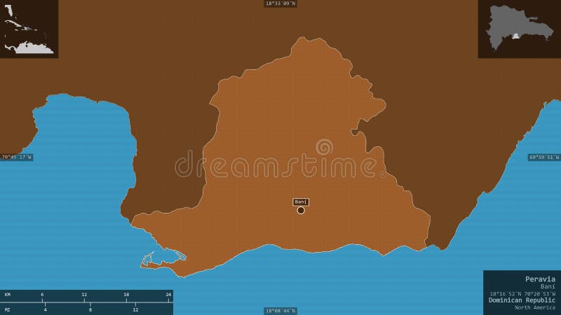 Peravia, Dominican Republic - Composition. Pattern Stock Illustration ...