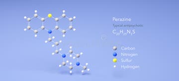Perazine Molecule, Molecular Structures, Taxilan, 3d Model, Structural ...