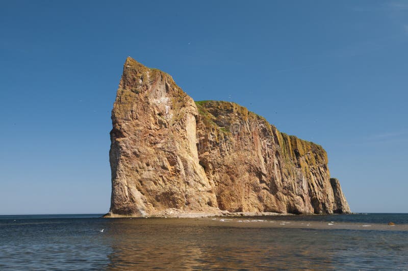 Perce Rock stock photo. Image of shore, national, water - 29393726